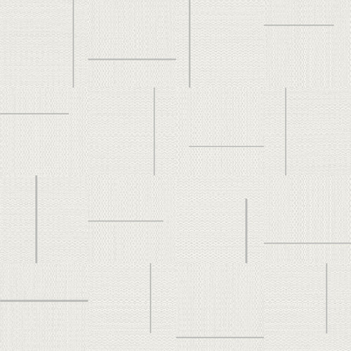 The Textures Library Geo Block Weave Wallpaper Cream