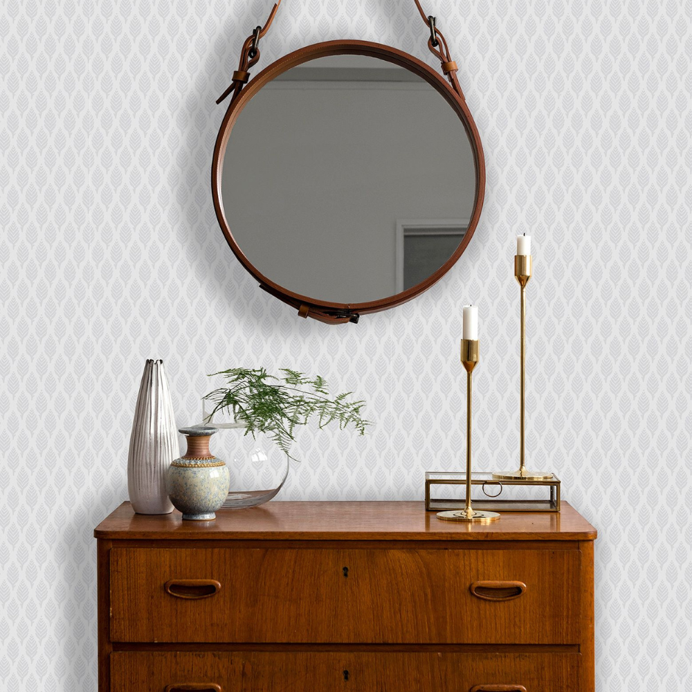 Duro Small Designs Dun Wallpaper Silver