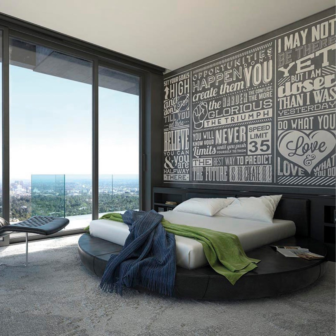 Origin Murals Chalk Quotes Mural Blackboard - Medium (300cm x 240cm)